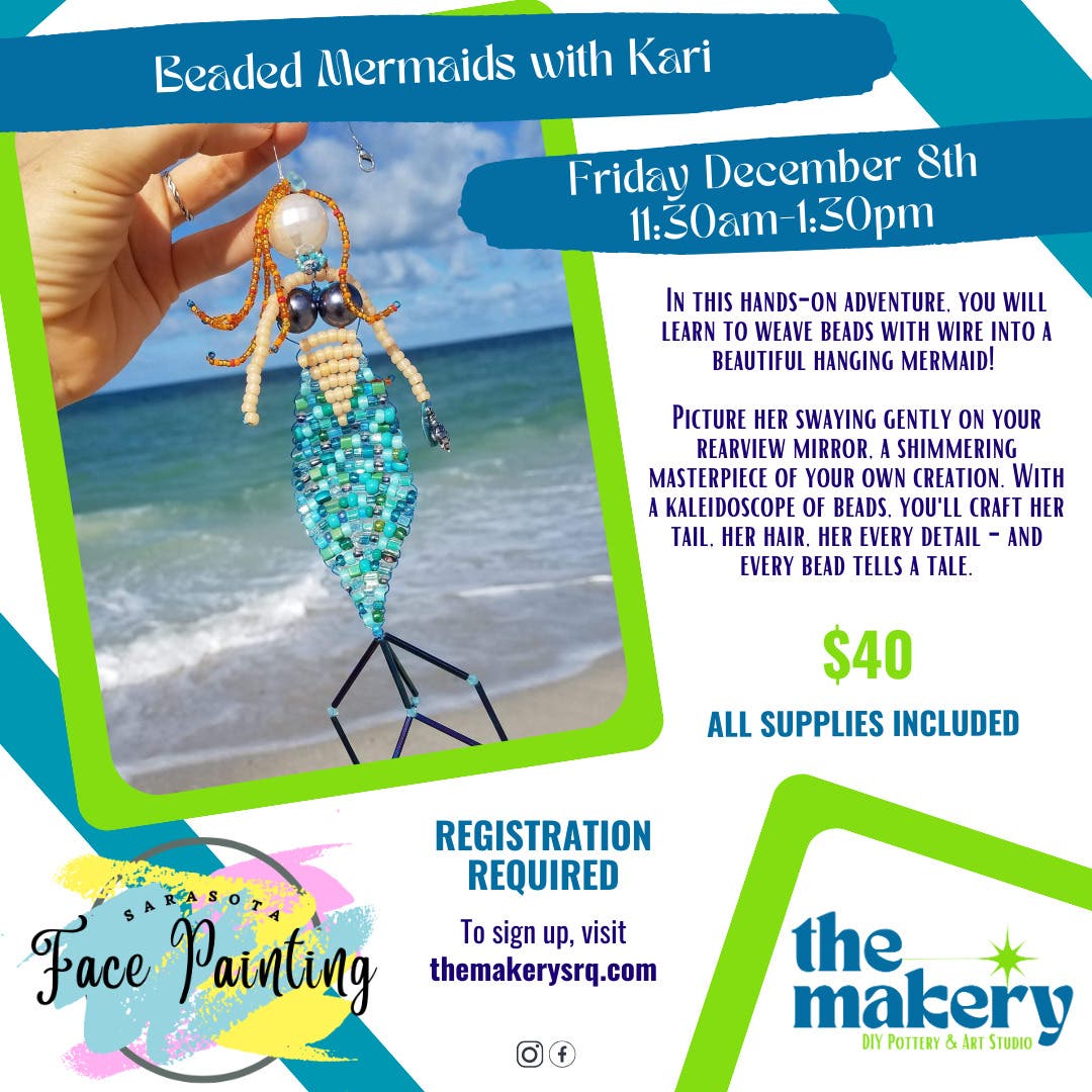 Dec 8 | DIY Beaded Mermaid Charms | Sarasota, FL Patch