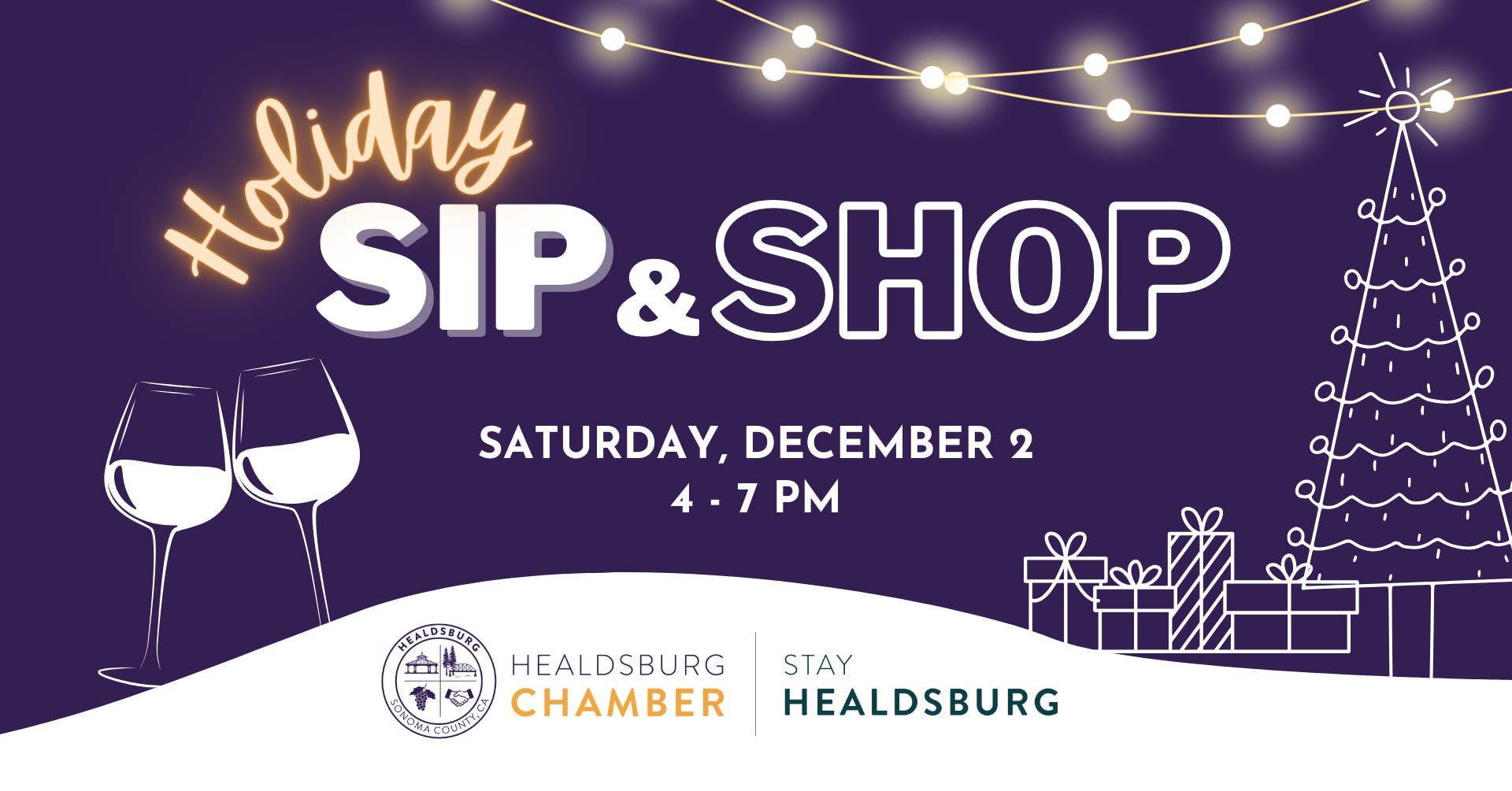 Dec 2 | Holiday Sip & Shop | Healdsburg, CA Patch