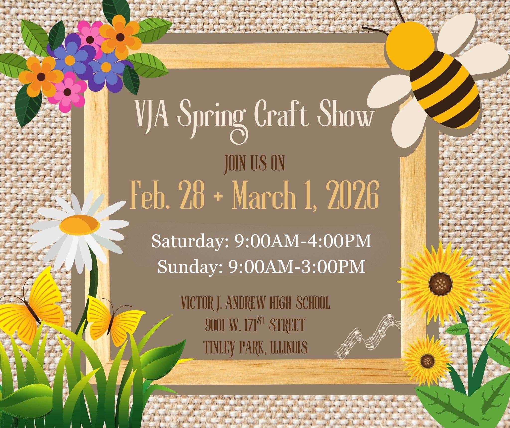 Feb 28 | VJA Spring 2026 Craft Show Fundraiser | Tinley Park, IL Patch