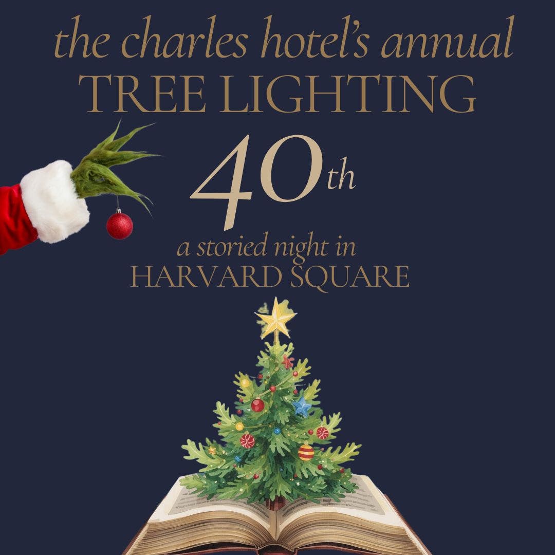 Nov 29 | The Charles Hotel's 40th Tree Lighting: A Storied Night in ...