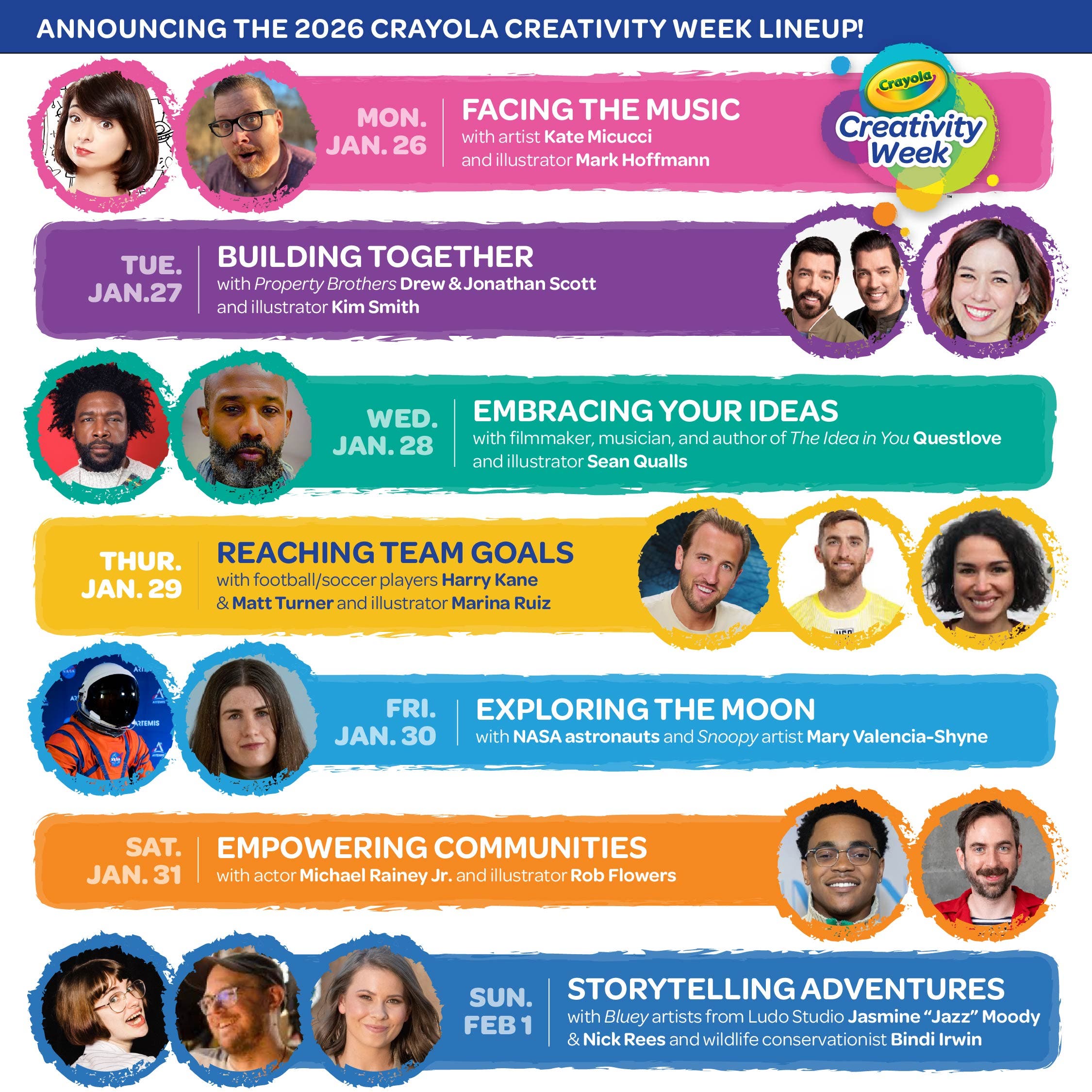 Jan 26 | Crayola Creativity Week 2026 – Free Event | New York City, NY ...