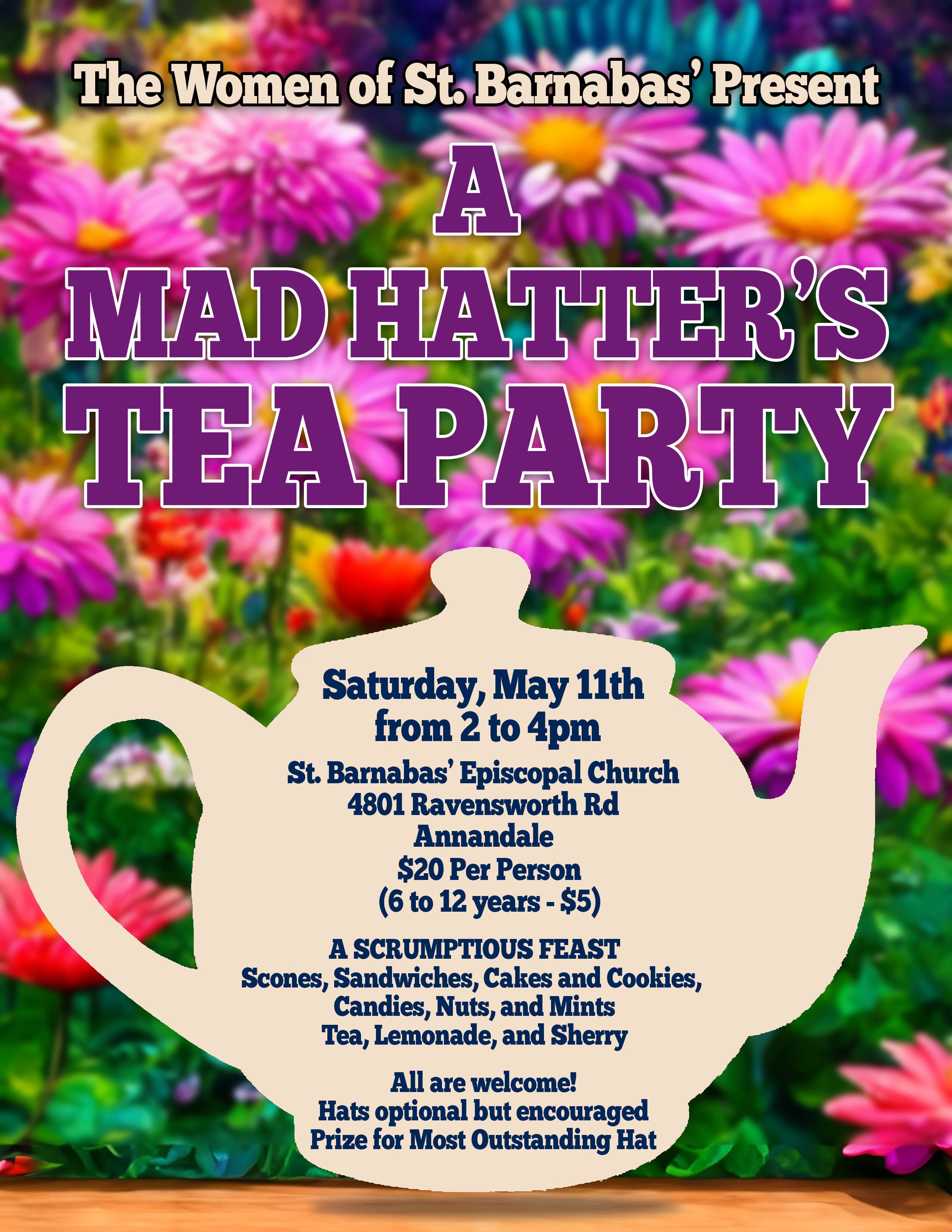 May 11 | A Mad Hatter's Tea Party! | Burke, VA Patch