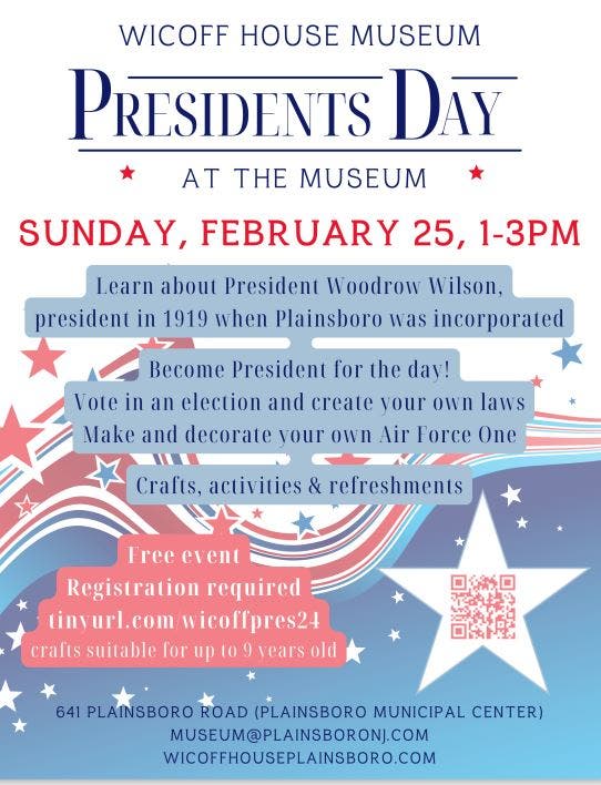 Feb 25 | Presidents Day at the Wicoff House Museum | Princeton, NJ Patch