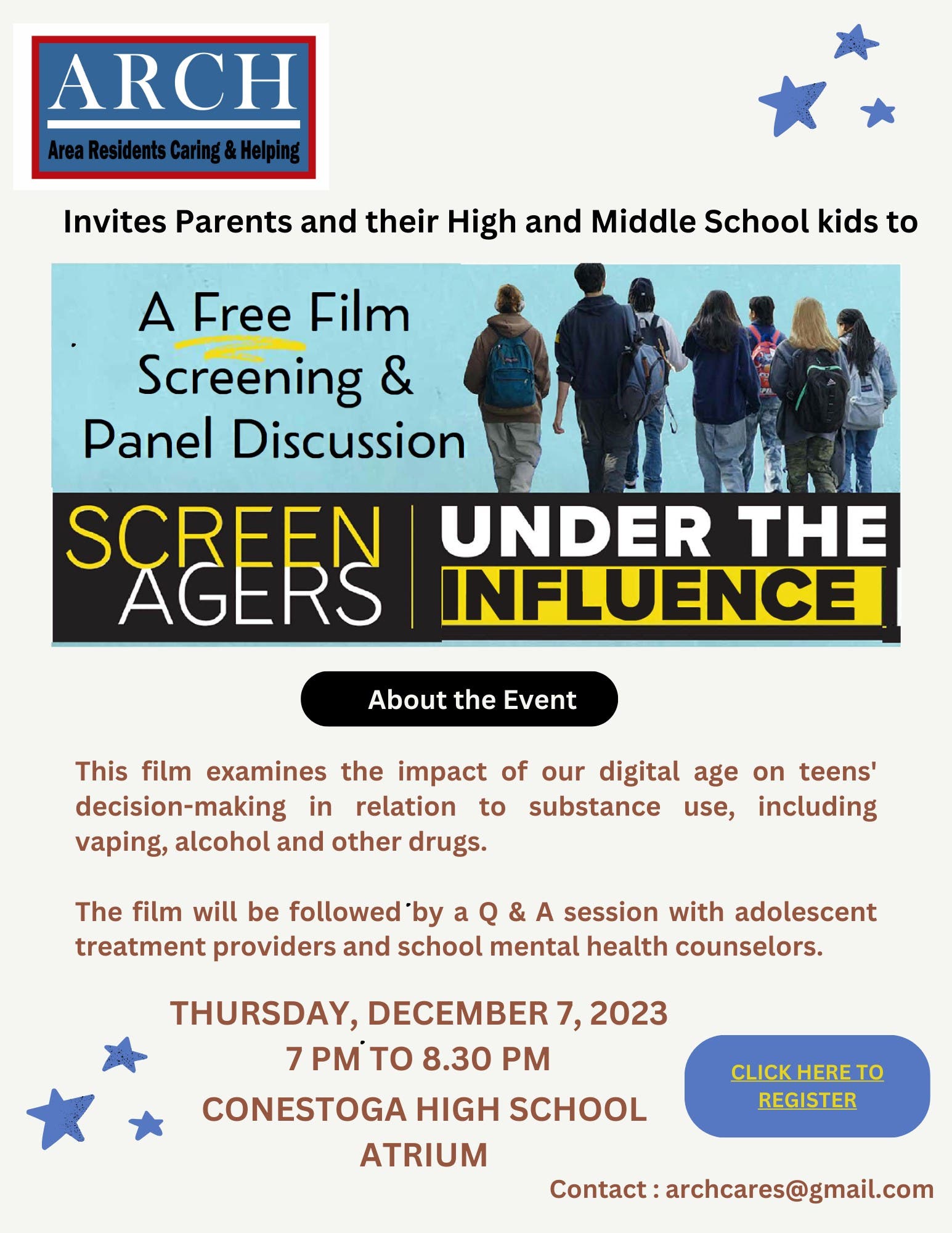 Dec 7 | "Screenagers: Under the Influence " - a free film screening ...