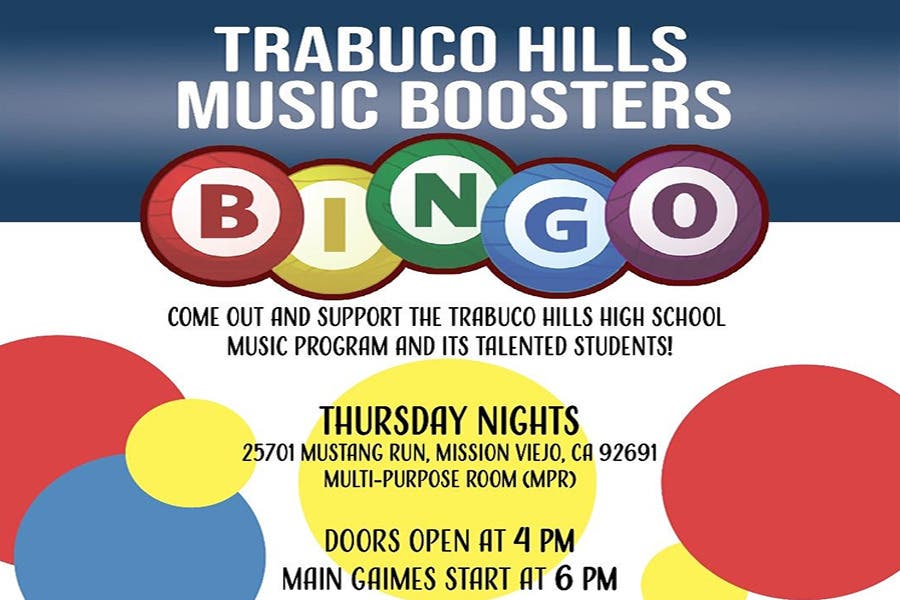 Mar 6 | Trabuco Hills Music Boosters BINGO every Thursday Night ...
