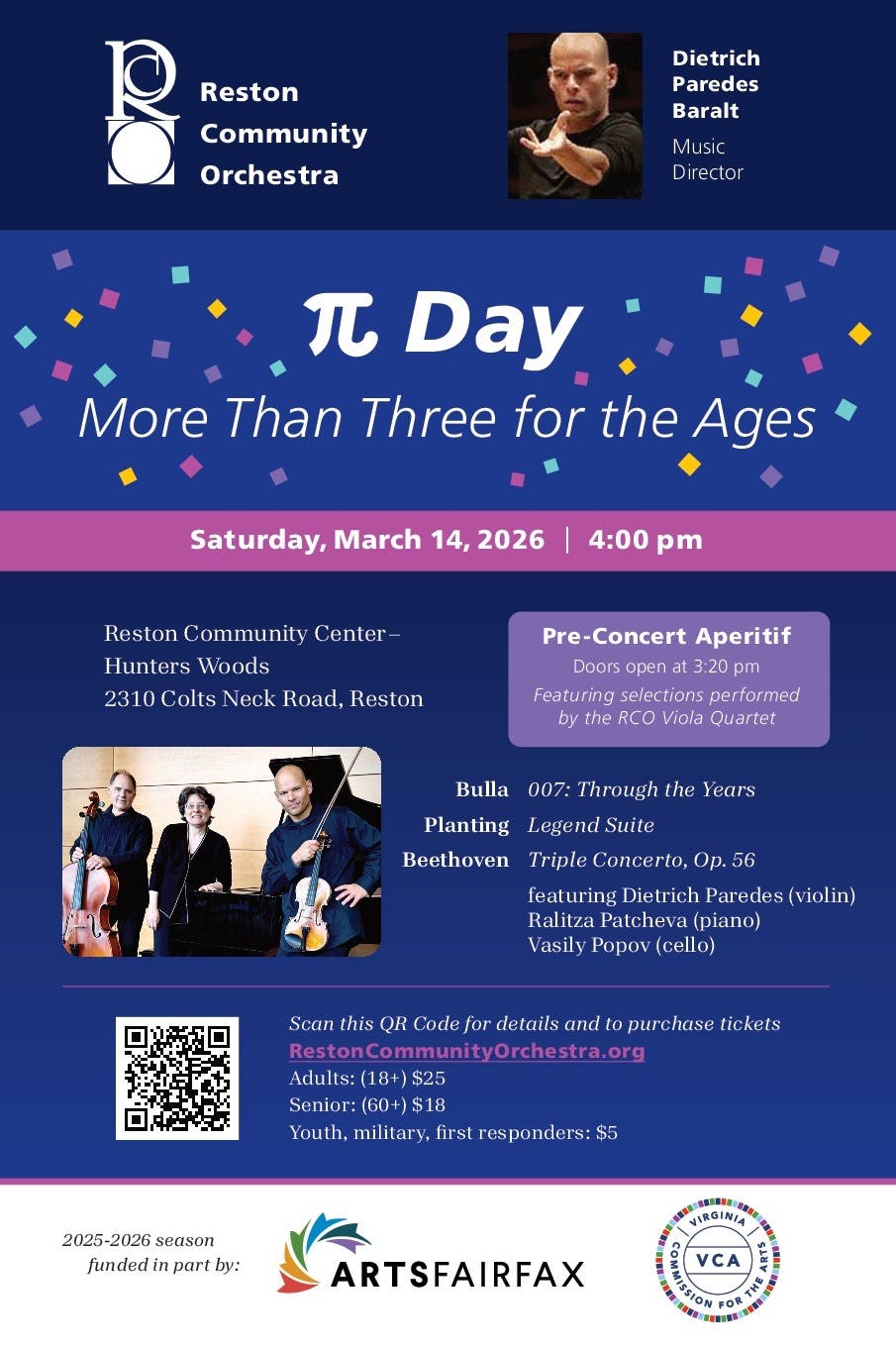 Mar 14 | Orchestra Concert - Pi Day: More than Three for the Ages ...