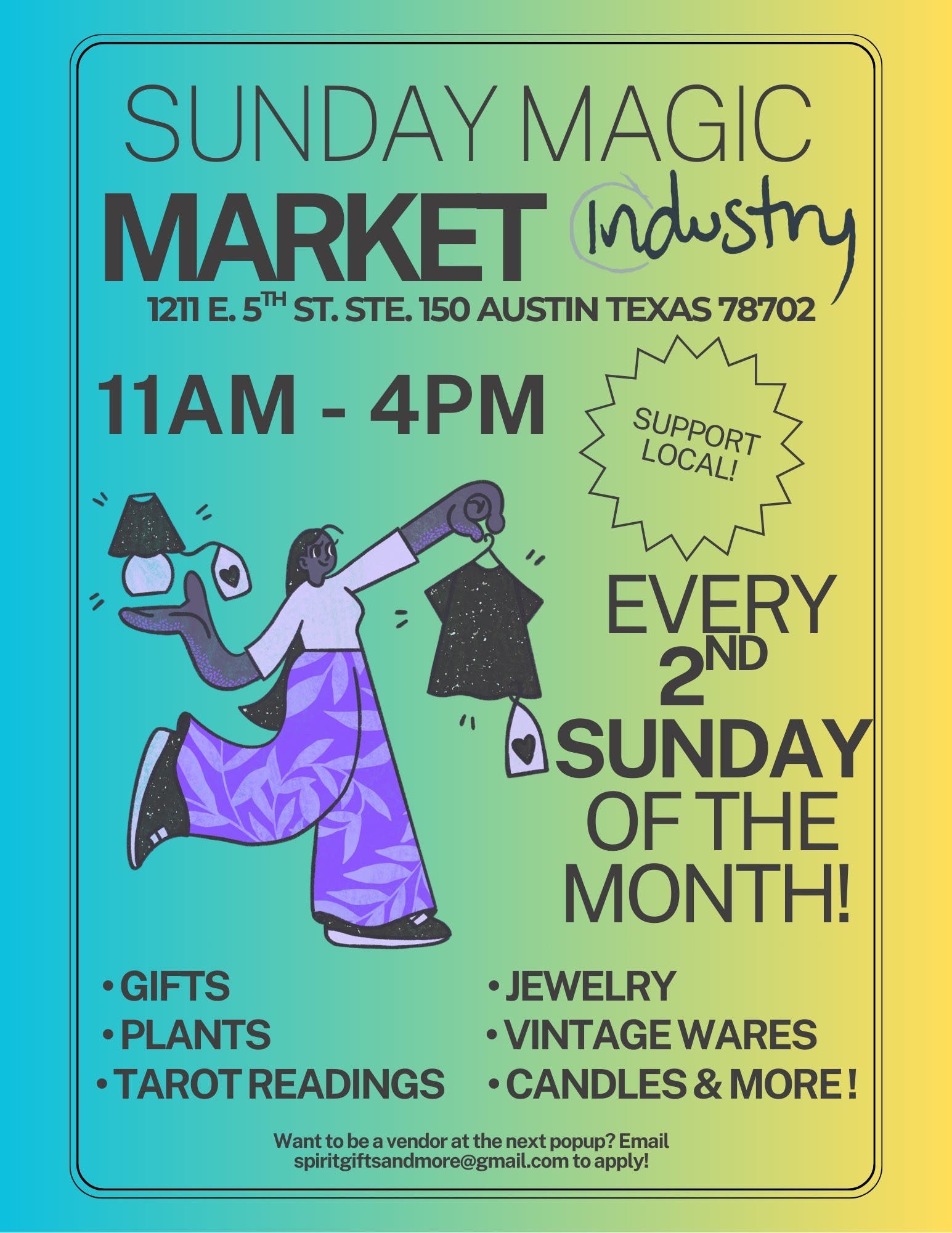 Feb 8 | Sunday Magic Market | Austin, TX Patch