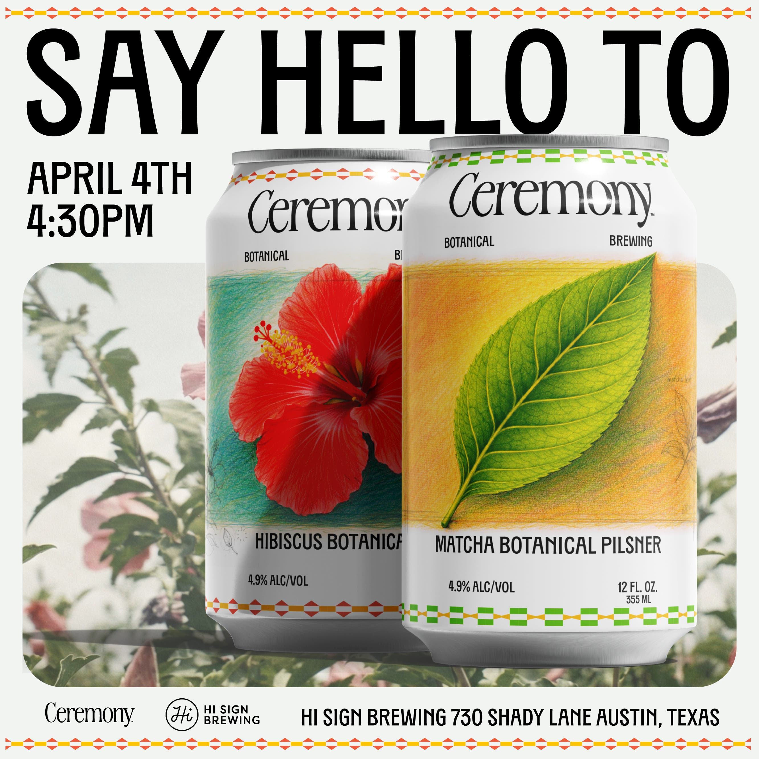Apr 4 | Ceremony Botanical Brews Introduction Party | Austin, TX Patch