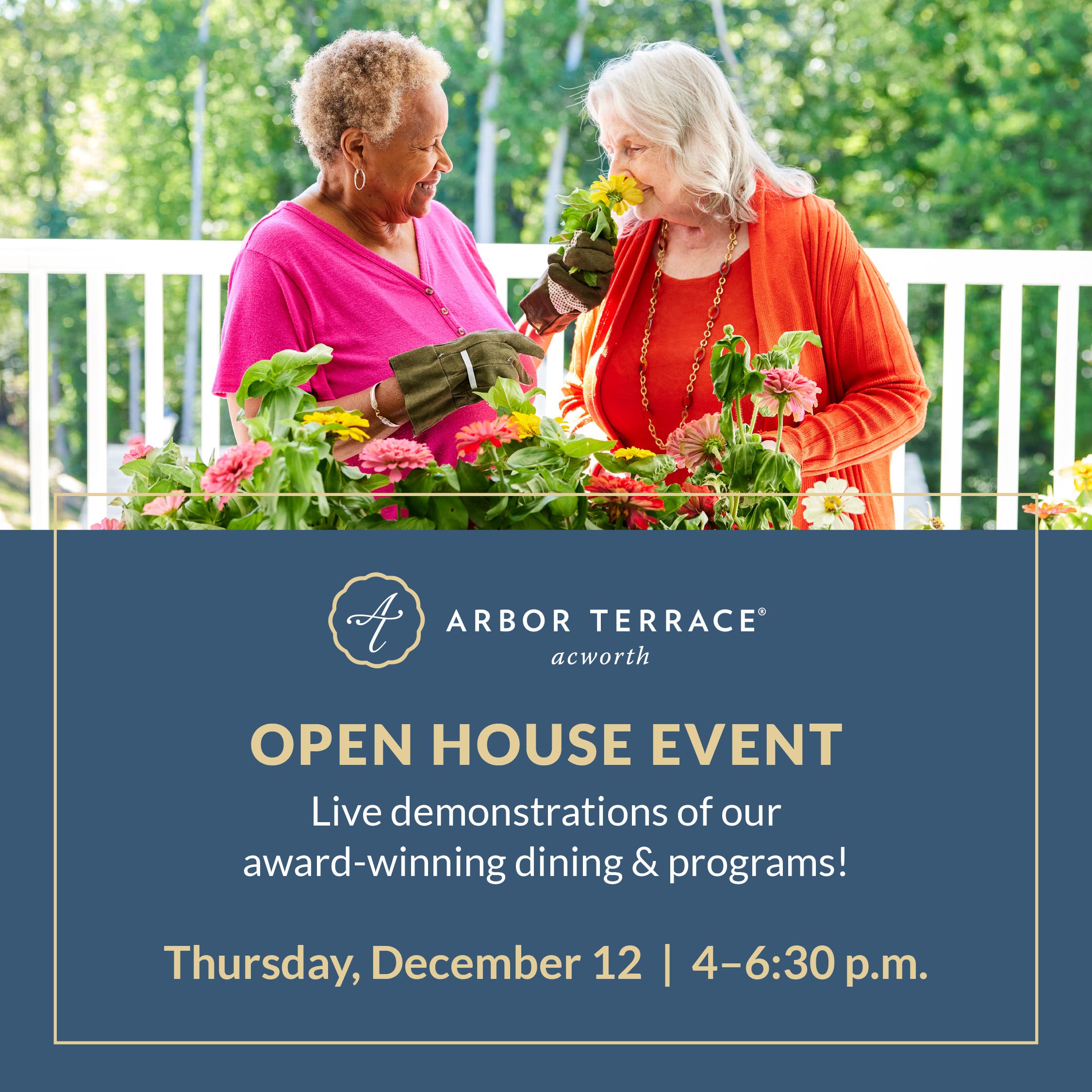 Dec 12 | Arbor Terrace Acworth Open House | Acworth, GA Patch