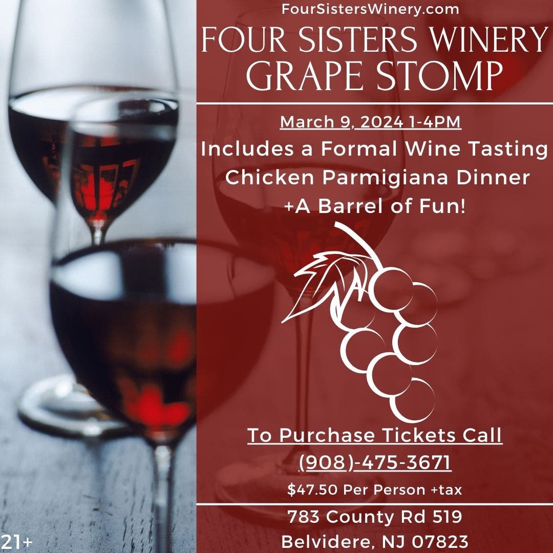 Mar 9 | Barefoot Grape Stomping | Hackettstown, NJ Patch