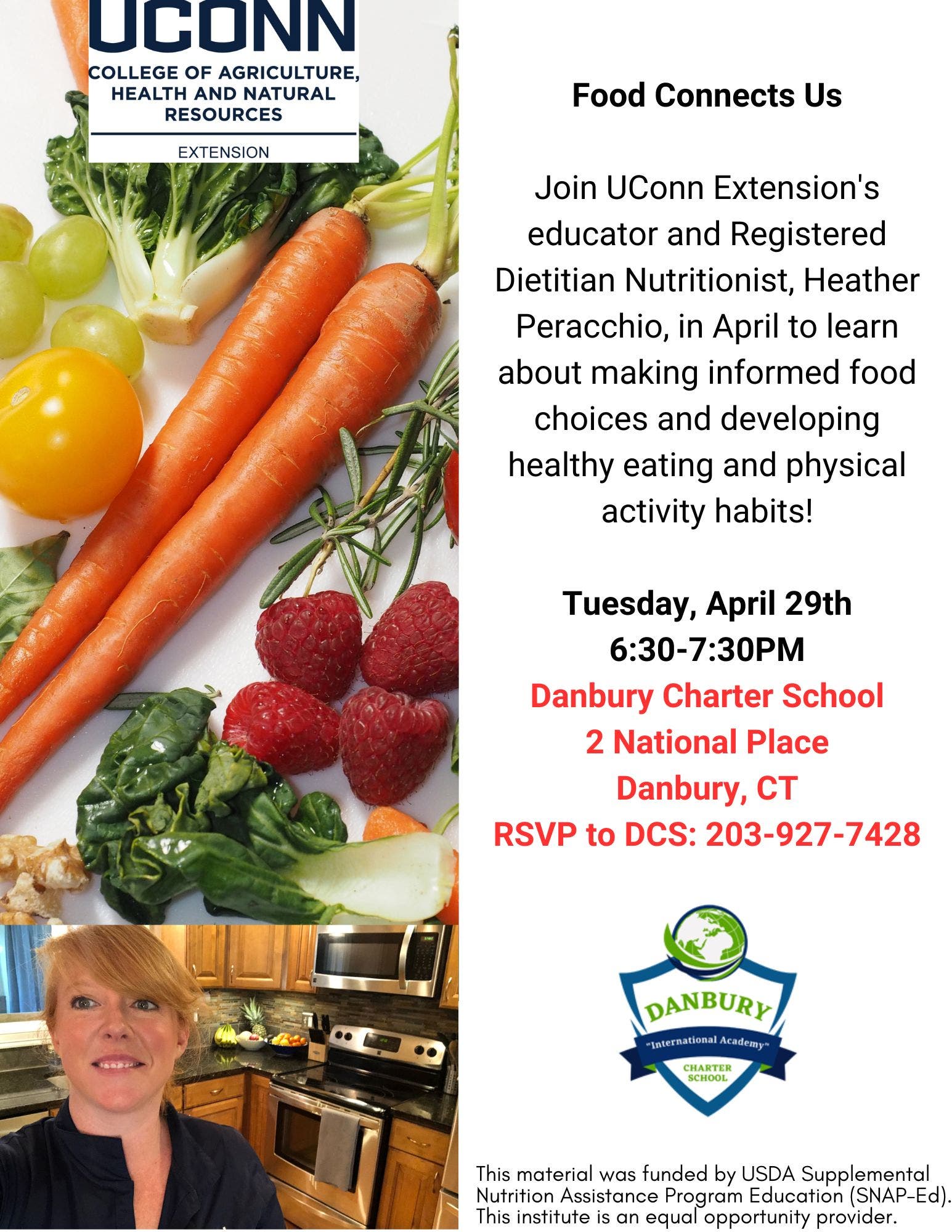Apr 29 | UCONN Ext Health and Nutrition Workshop | Danbury, CT Patch