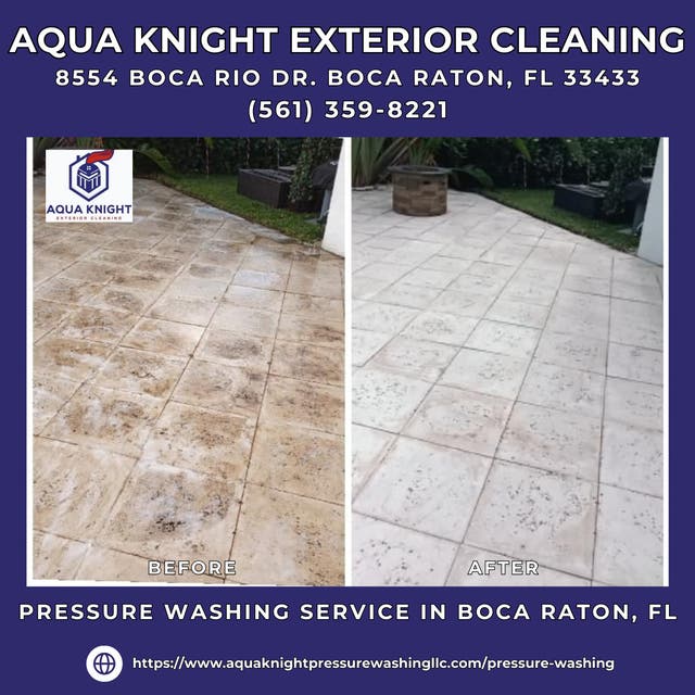Pressure Washing Service in Boca Raton, FL - Aqua Knight Exterior ...