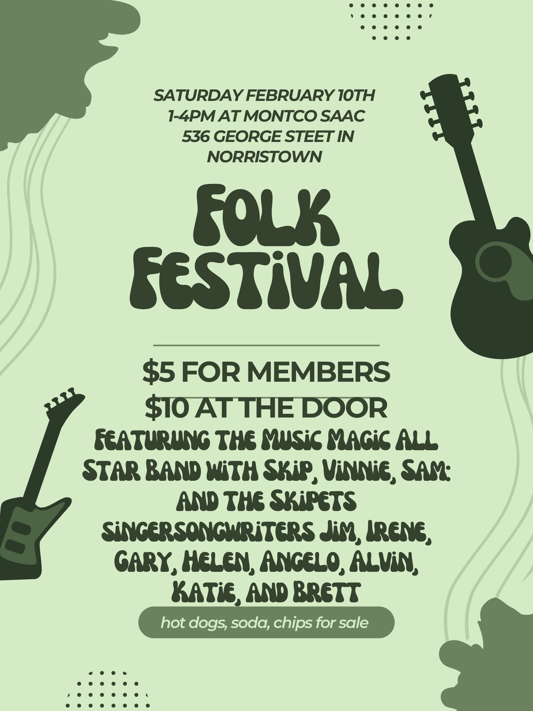 Feb 10 | February Folk Festival | Norristown, PA Patch