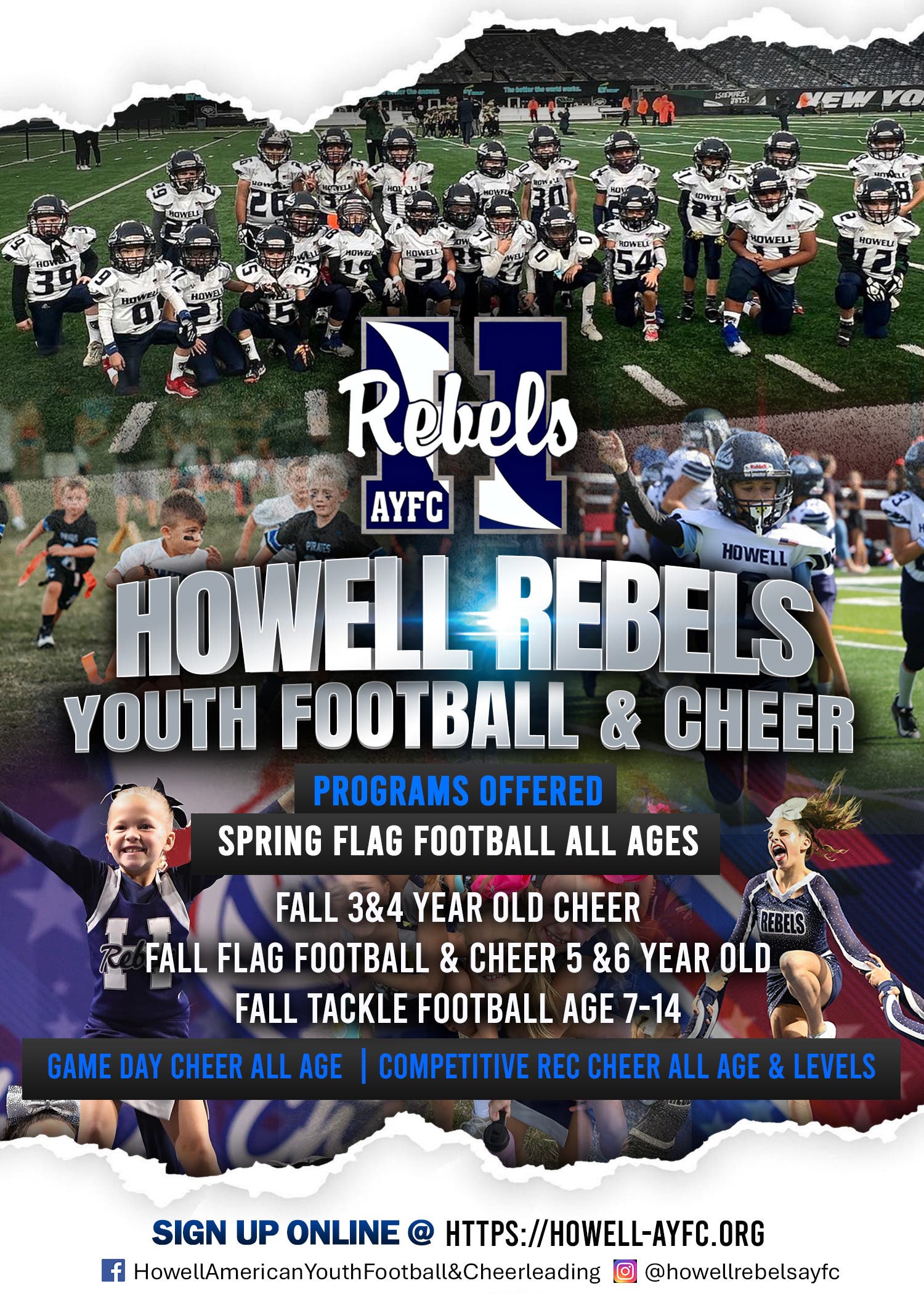 Mar 22 | Youth Football and Cheerleading Sign up's Open | Howell, NJ Patch