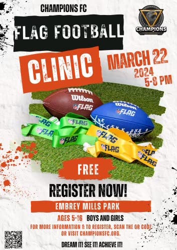 Free Flag Football Clinic - Fredericksburg, VA Patch