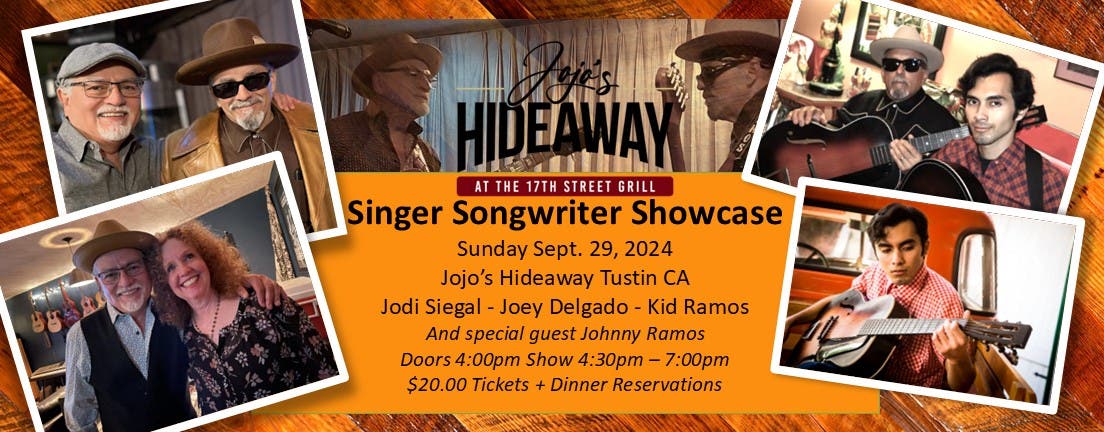 Sep 29 | Singer-Songwriter Showcase Hosted by Joey Delgado | Orange ...