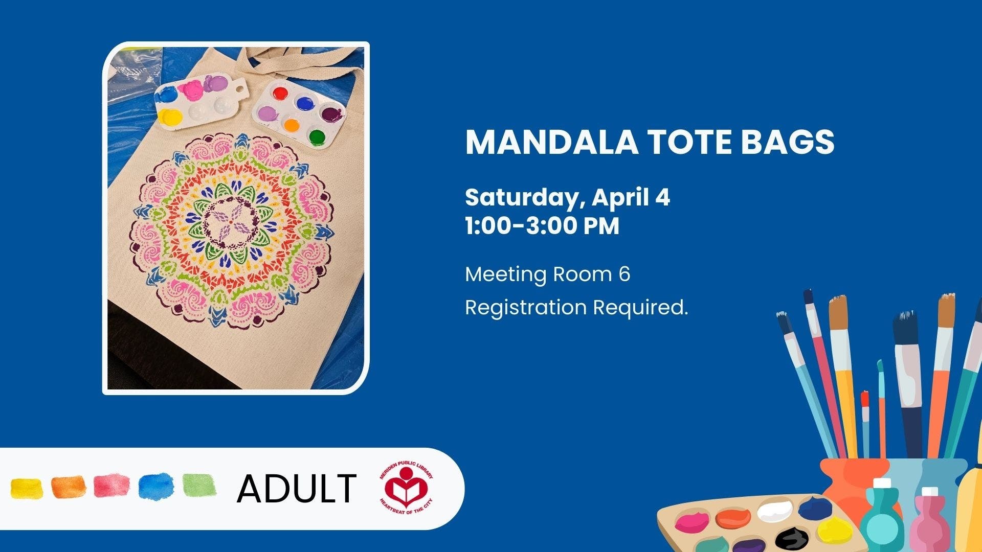 Apr 4 | Mandala Tote Bags | Meriden, CT Patch