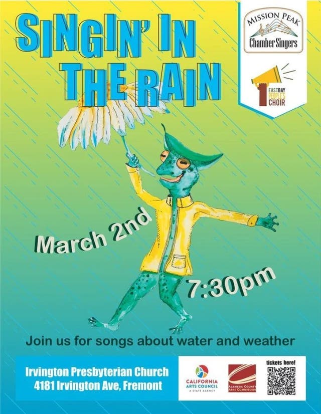 Mar 2 | Singing In The Rain Concert with Mission Peak Chamber Singers ...