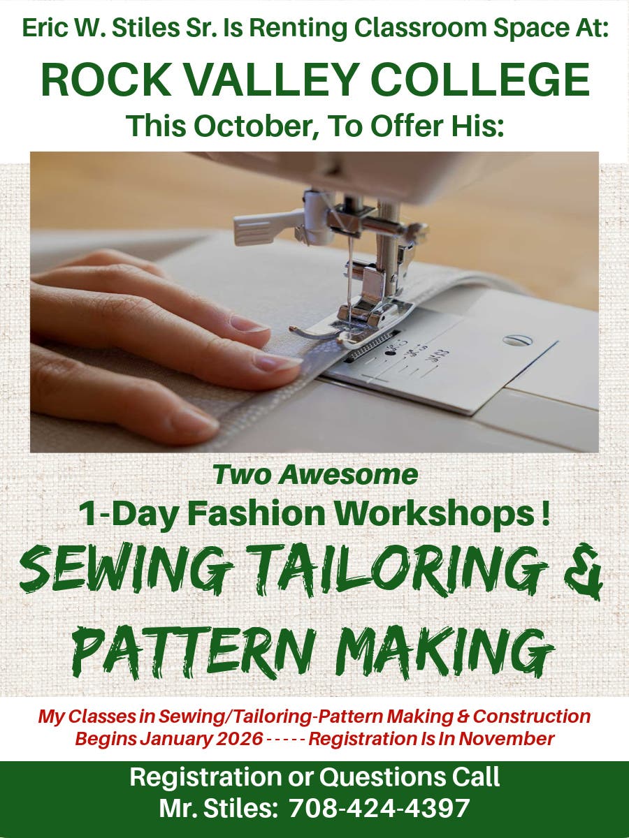Aug 30 | Fashion Education Comes to Rock Valley College - Master Tailor ...