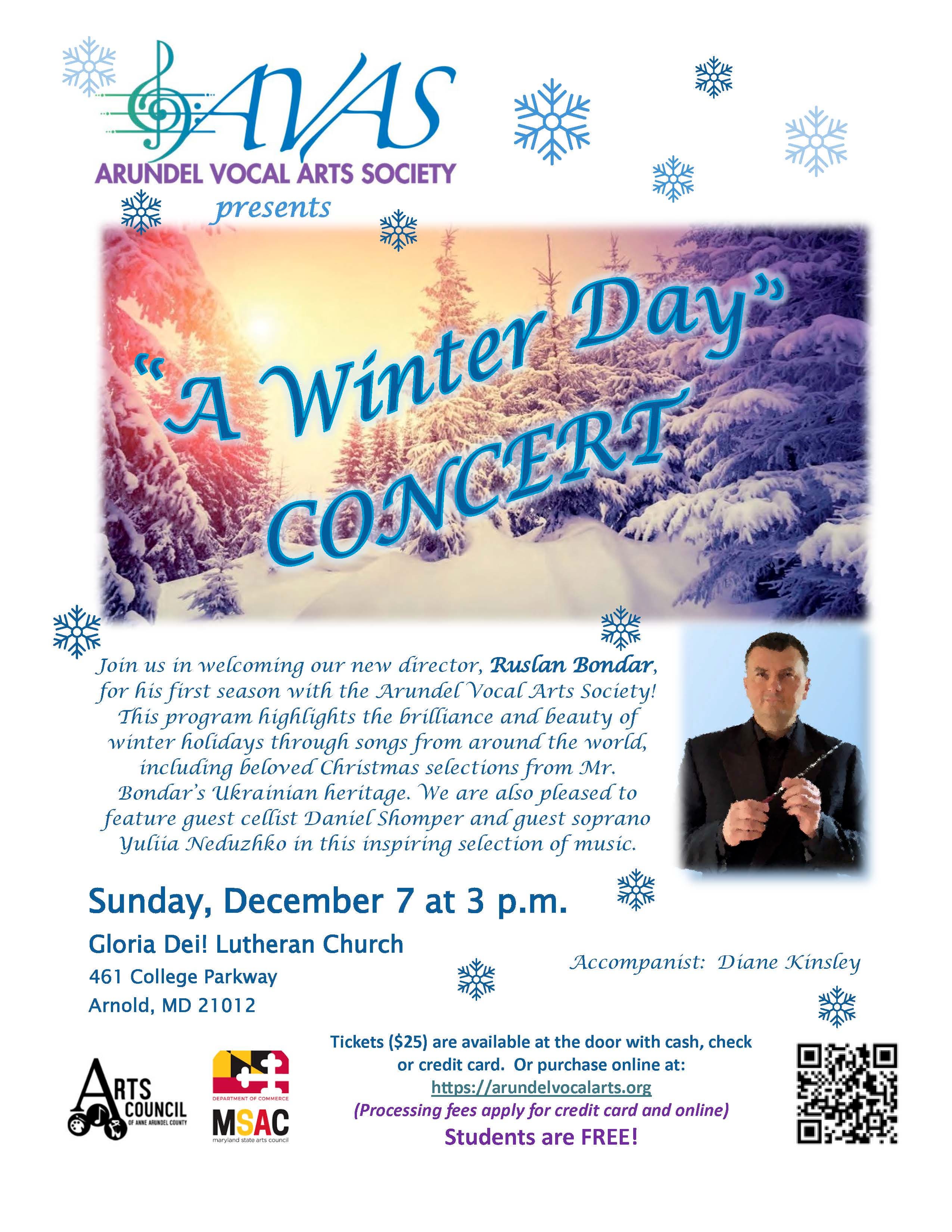 Dec 7 | A Winter Day Concert | Annapolis, MD Patch