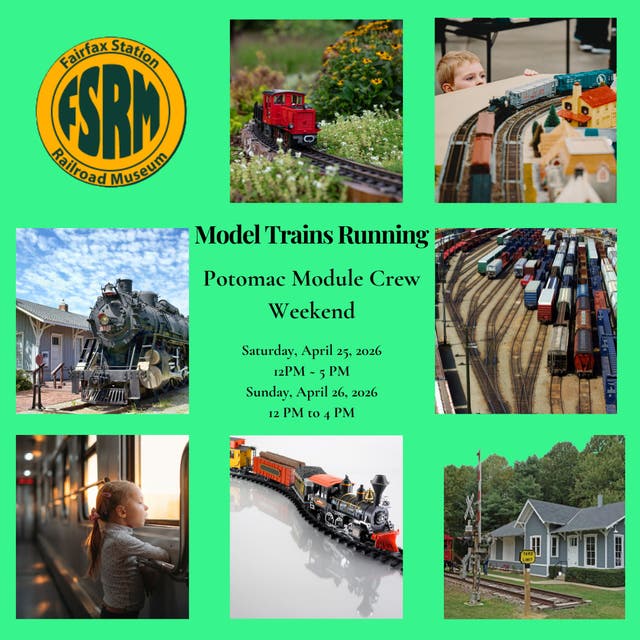 Apr 26 | Potomac Module Crew Weekend Model Train Show at the Fairfax ...