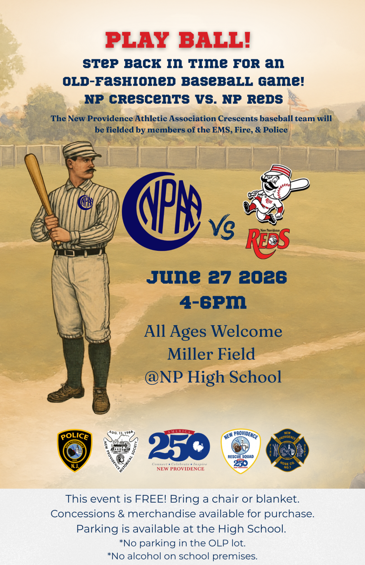 New Providence Celebrates America 250 with 'Old-Fashioned' Baseball ...