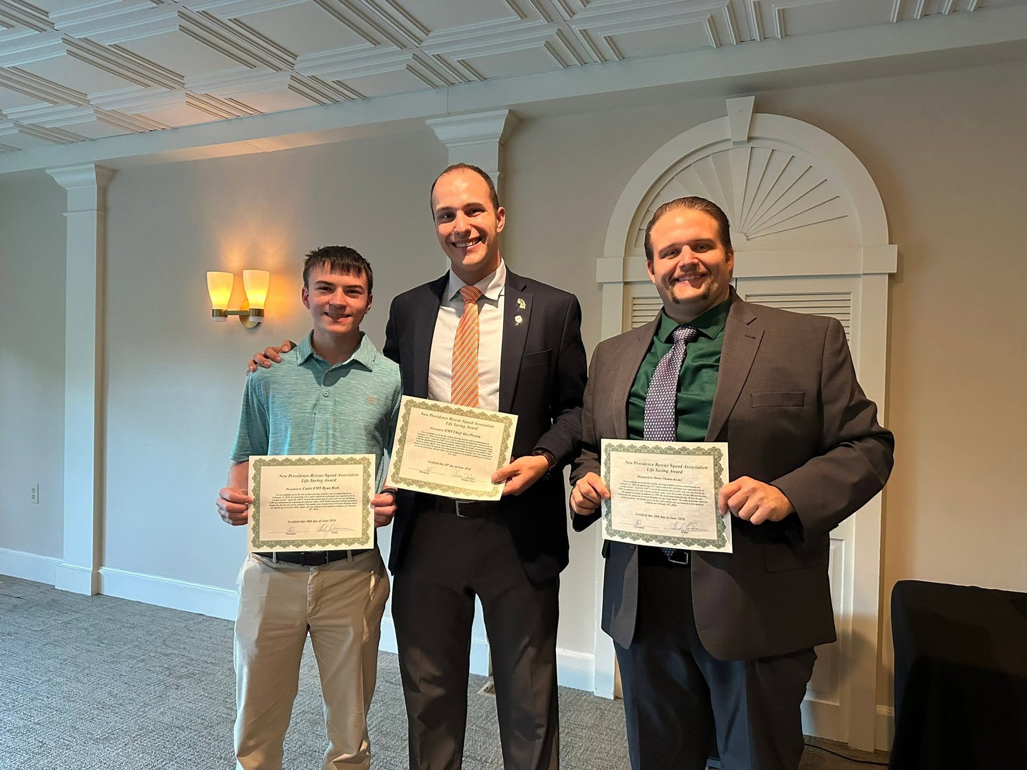 Local Volunteer EMS Squad Honors Members At Annual Awards Event: See ...