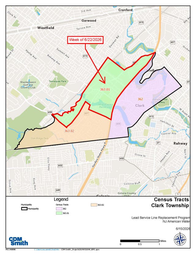 Water Service Line Inspections Underway in Clark: What To Know | Clark ...