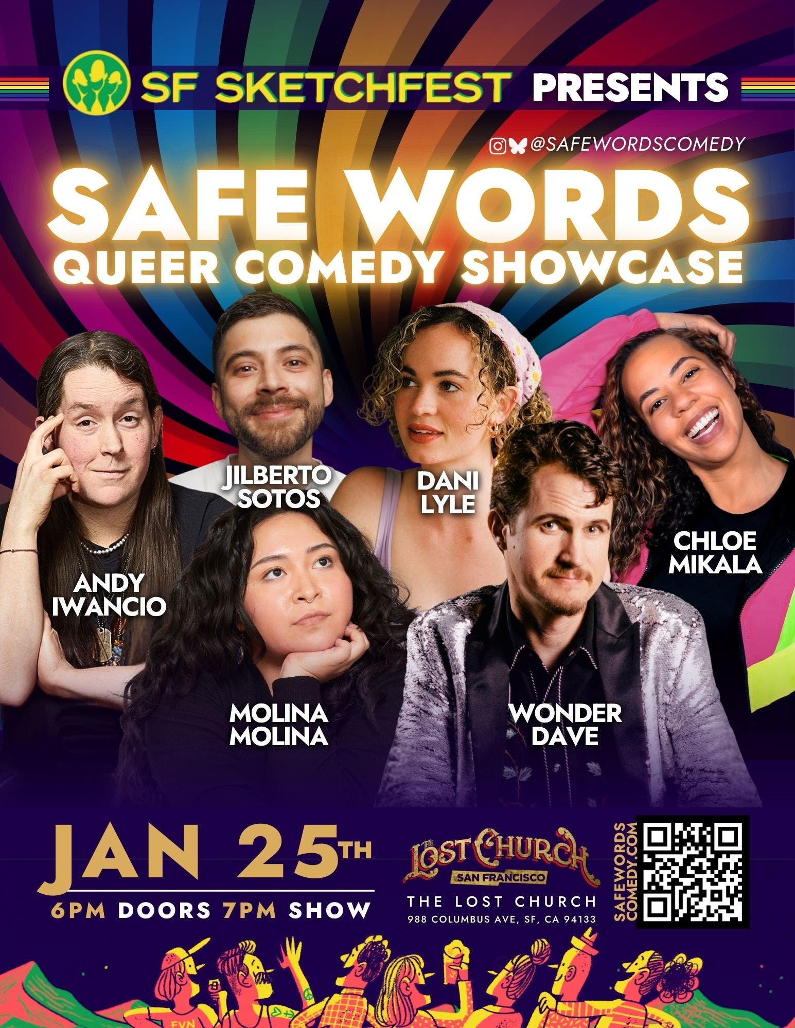 Jan 25 | SF Sketchfest Presents: Safe Words QUEER Comedy Showcase | San ...