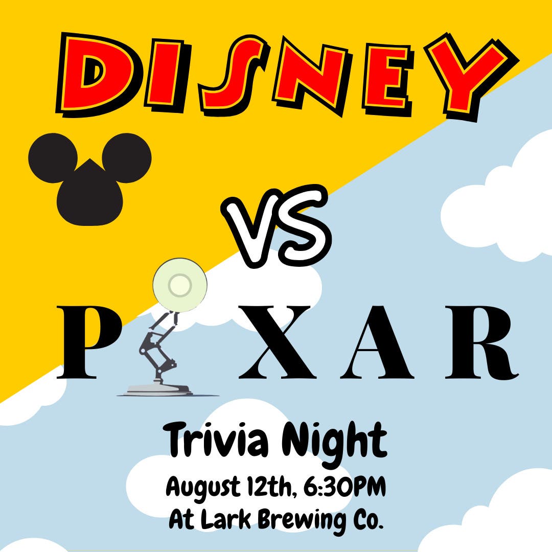 Aug 12 | Disney Vs. Pixar Trivia Night | Ashburn, VA Patch
