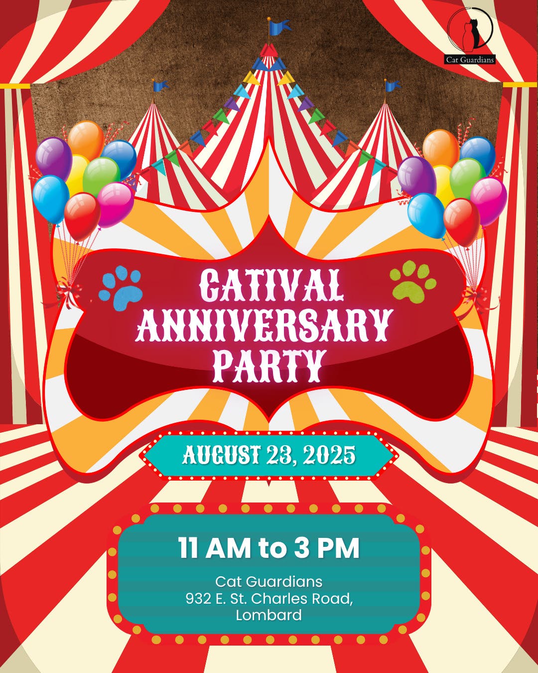 Aug 23 | Cat Guardians’ 35th Anniversary Party | Elmhurst, IL Patch