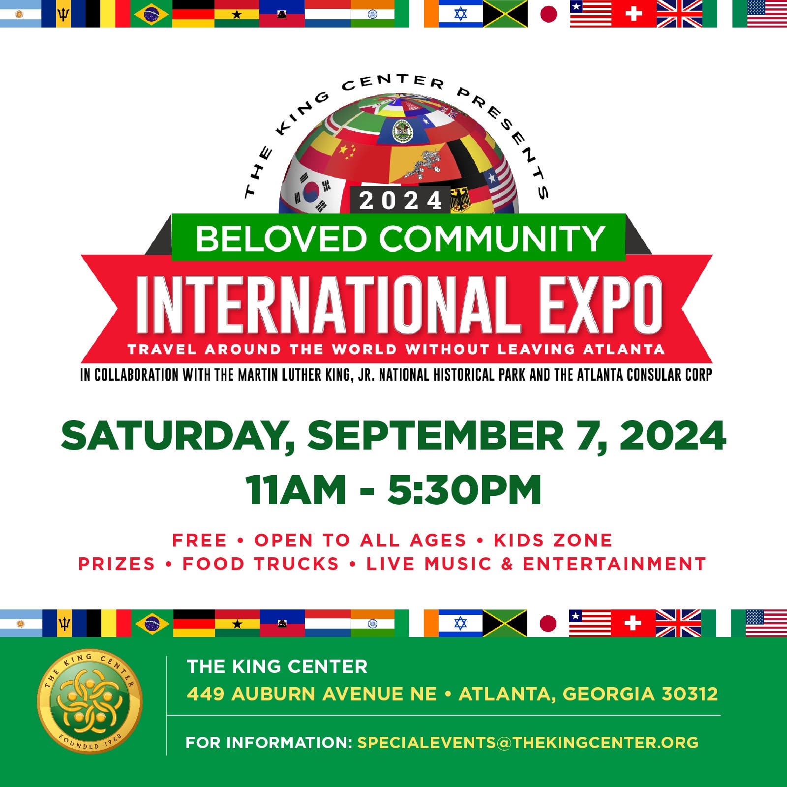 Sep 7 | 2024 Beloved Community International Expo | Atlanta, GA Patch