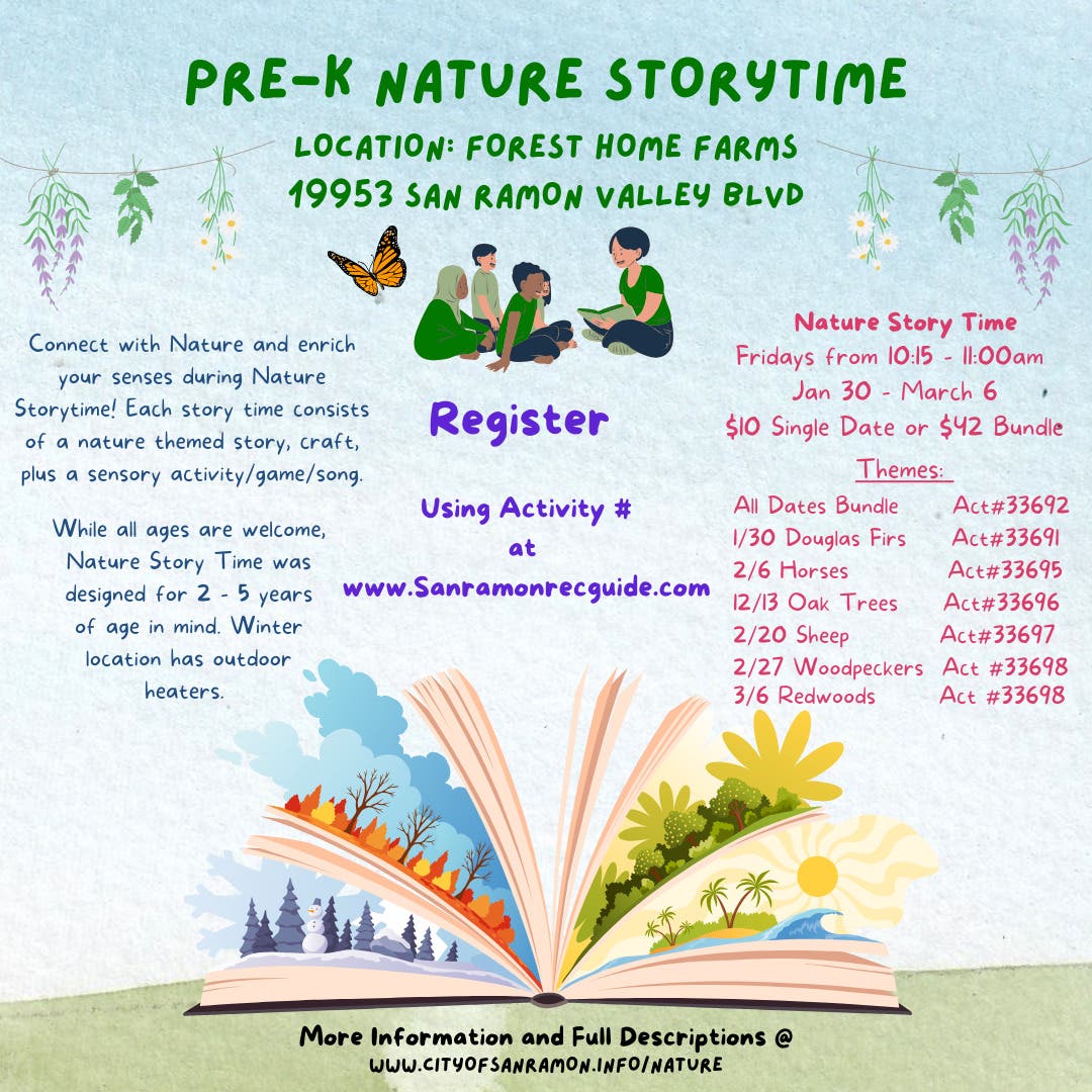 Feb 27 | Nature Story Time : Woodpeckers | San Ramon, CA Patch