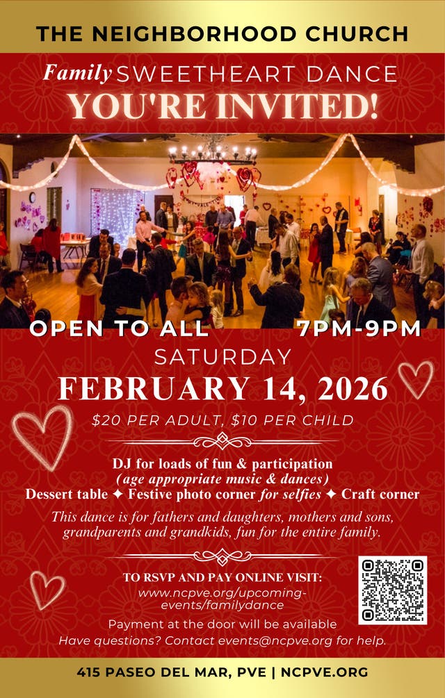Feb 14 | Family Sweetheart Dance | Palos Verdes, CA Patch