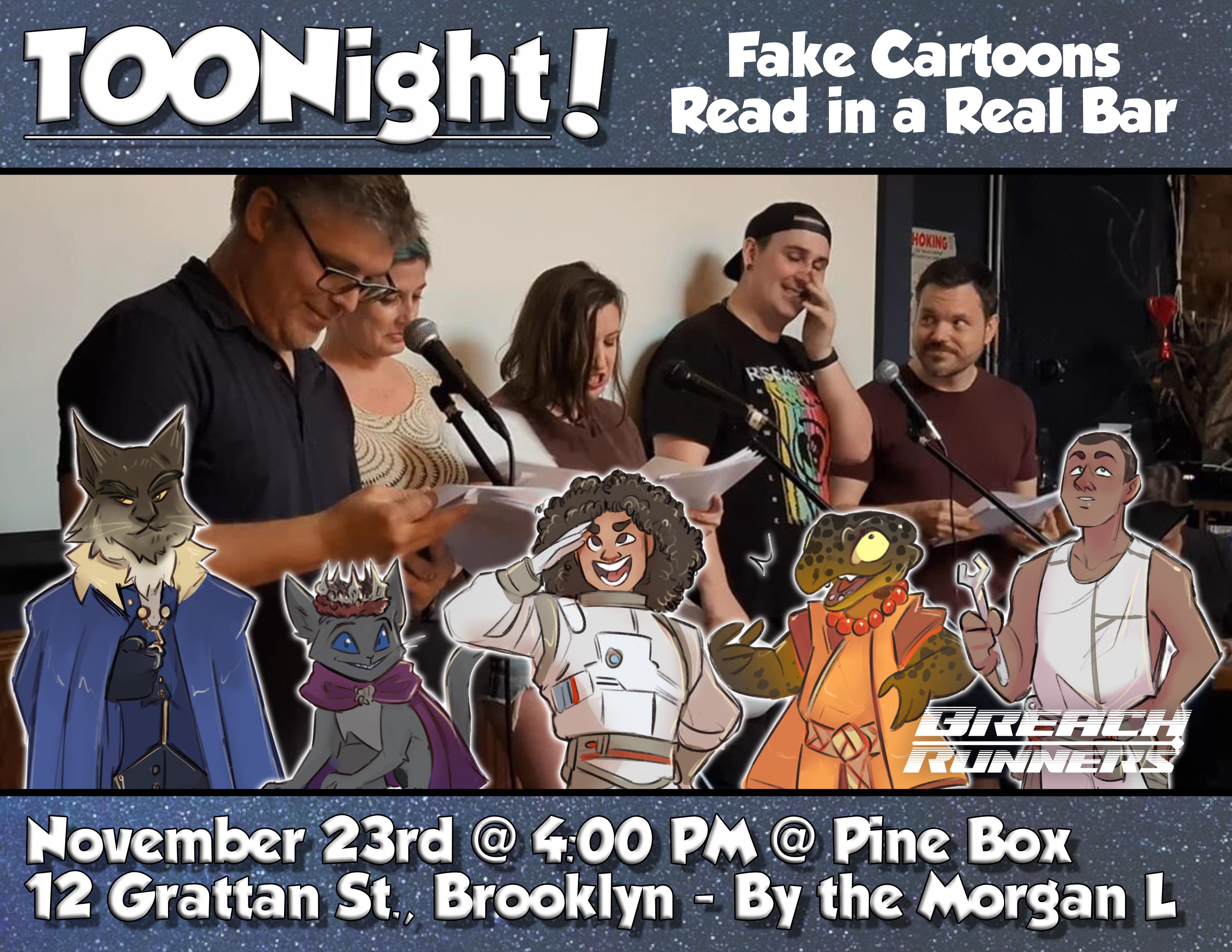 Nov 23 | TOONight - Fake Cartoons Performed in a Real Bar | Brooklyn ...