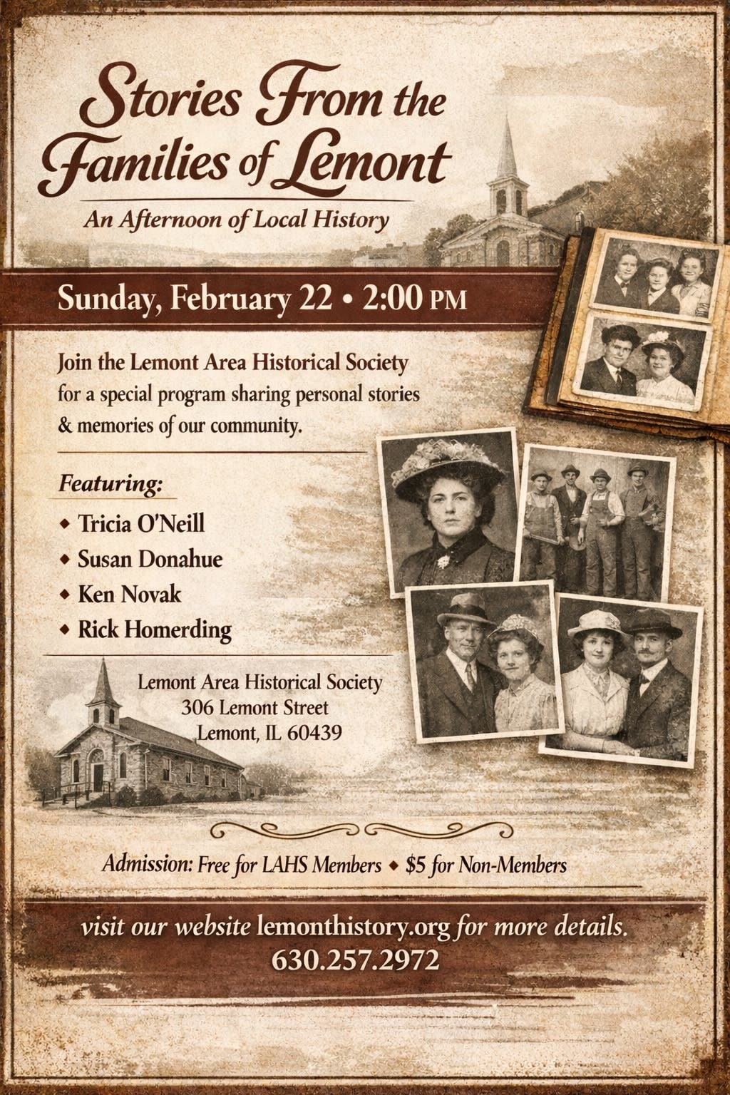 Feb 22 | Stories from the Families of Lemont | Lemont, IL Patch