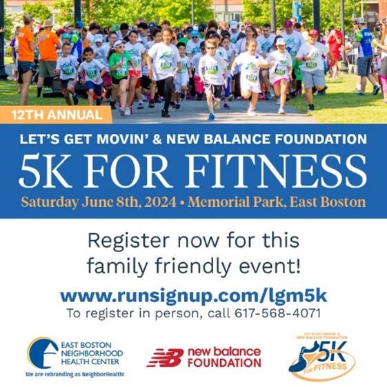 Jun 8 | Let’s Get Movin’ & New Balance Foundation 5K for Fitness ...