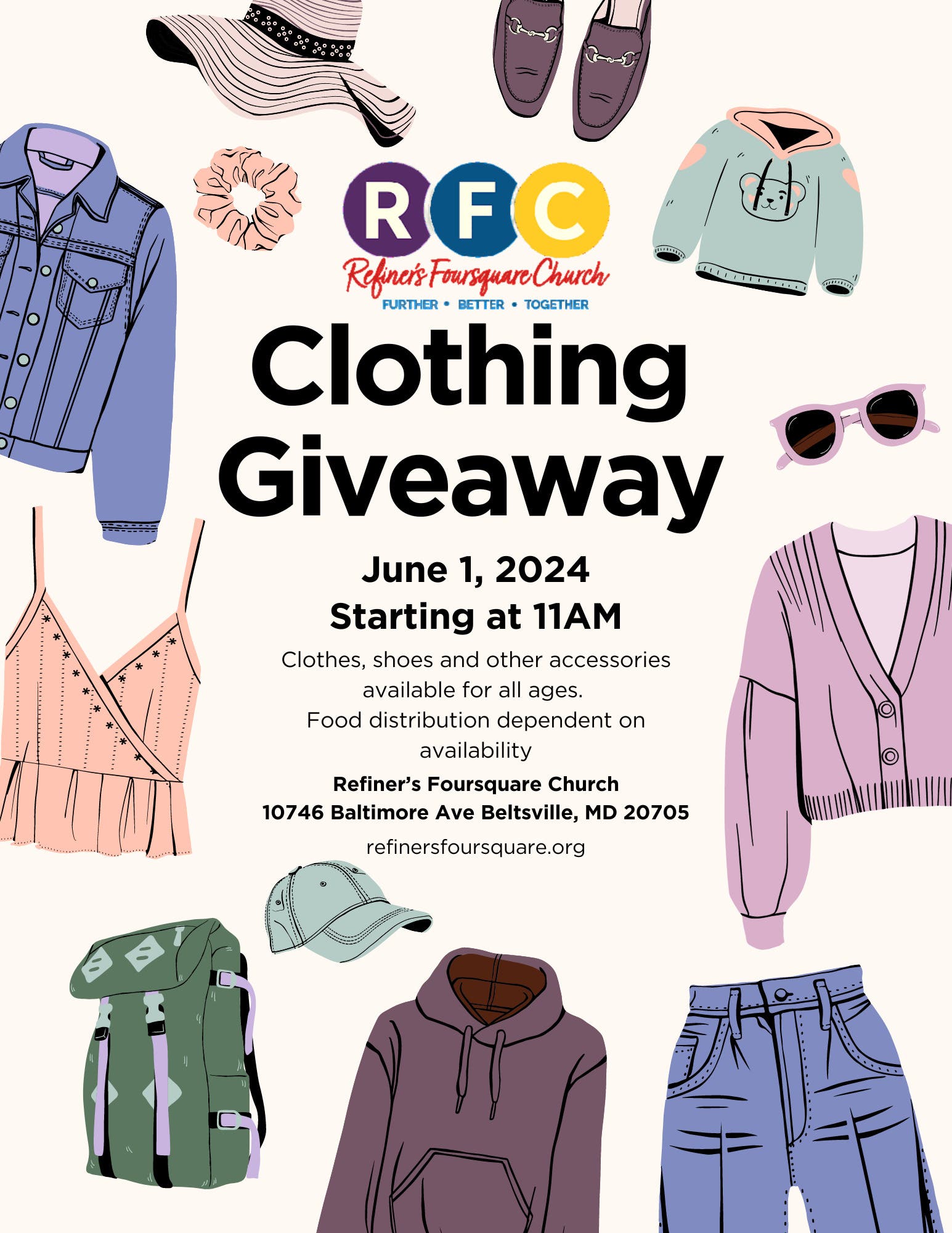 Clothing Giveaway - Bowie, MD Patch