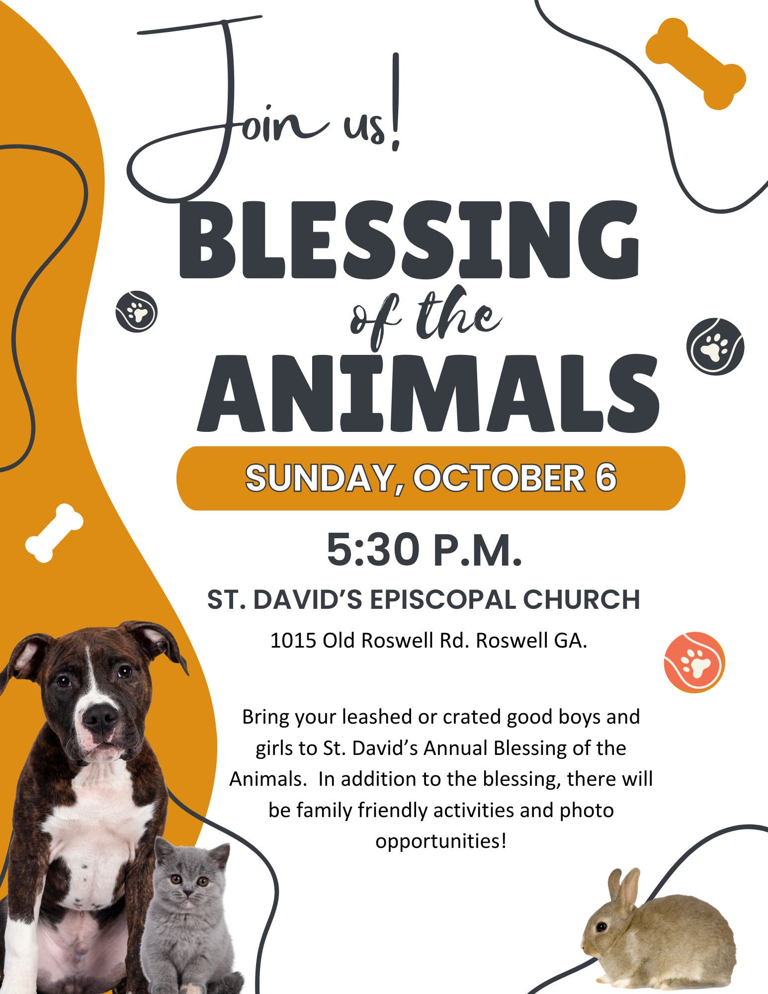 Oct 6 | Blessing of the Animals | Roswell, GA Patch