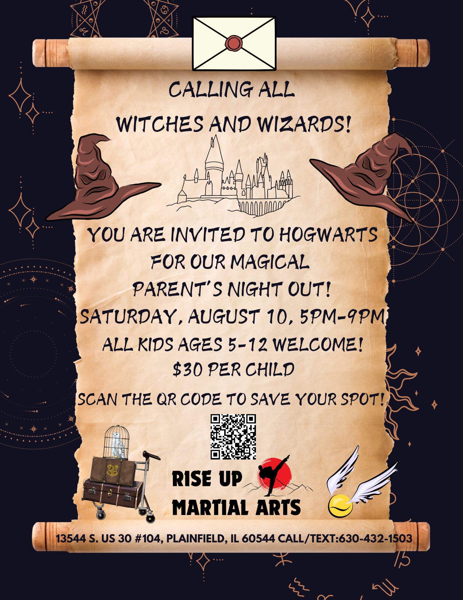 Aug 10 | Harry Potter Parent's Night Out Saturday August 10th ...