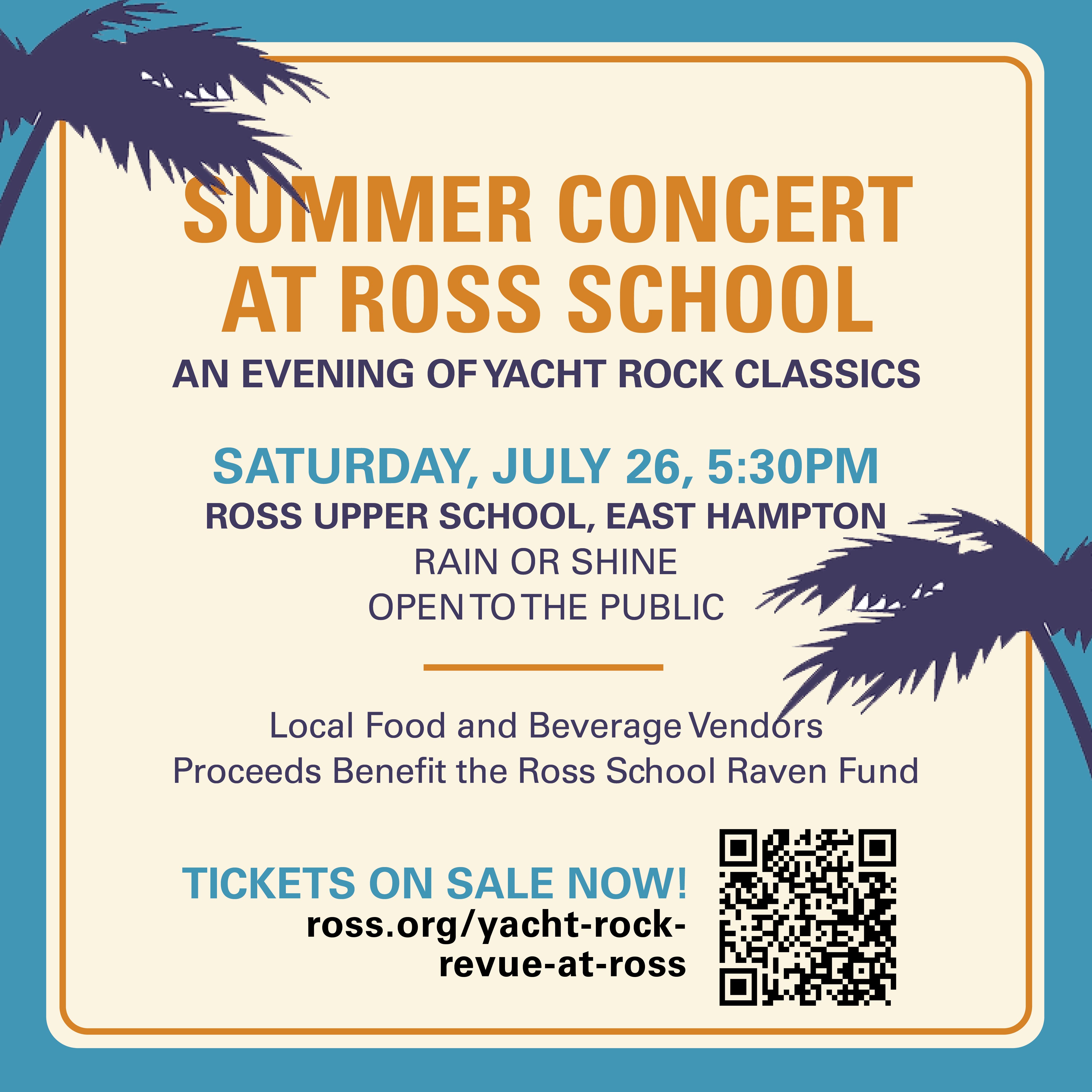 Jul 26 | Summer Concert at Ross: An Evening of Yacht Rock Classics ...