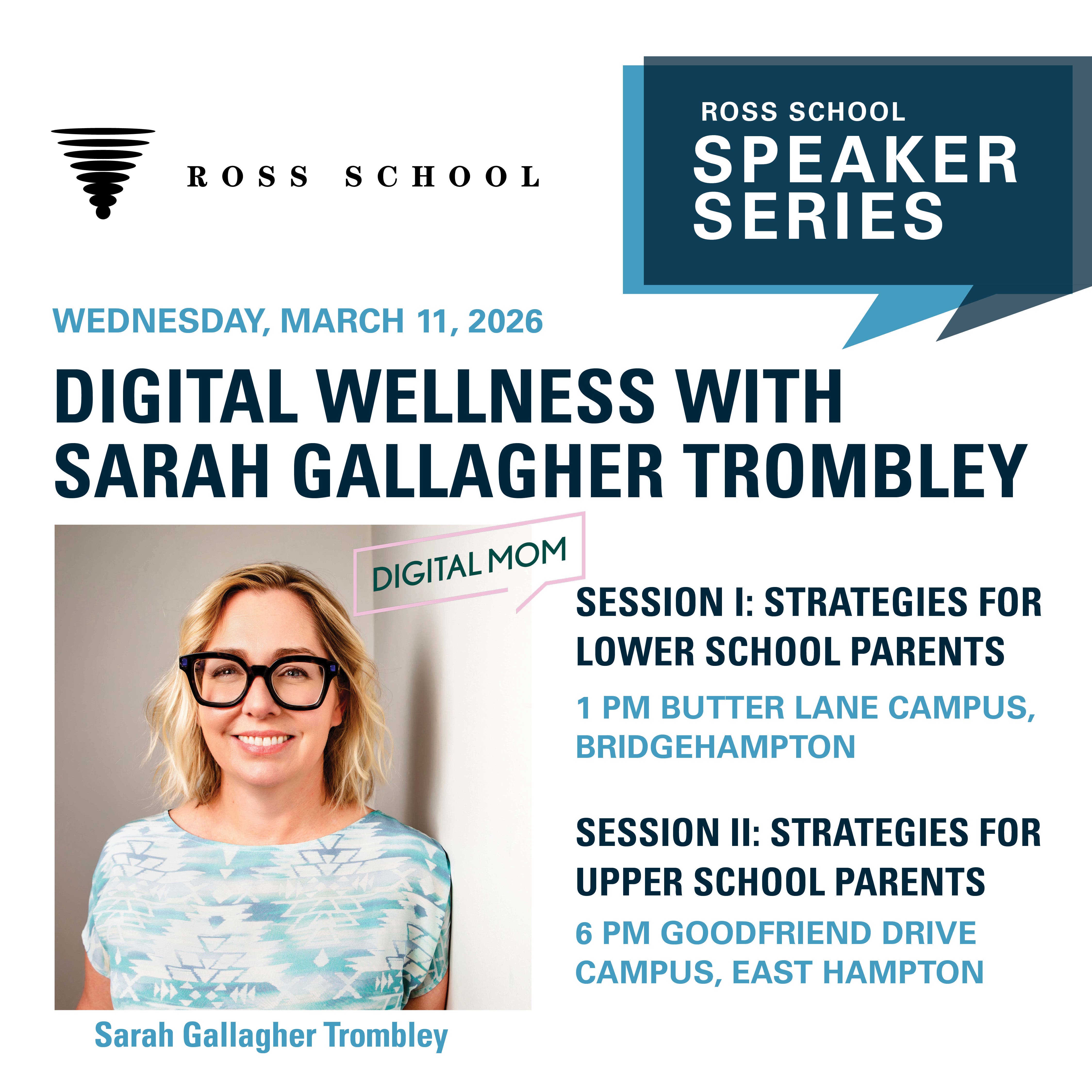 Mar 11 | Digital Wellness with Sarah Gallagher Trombley | East Hampton ...