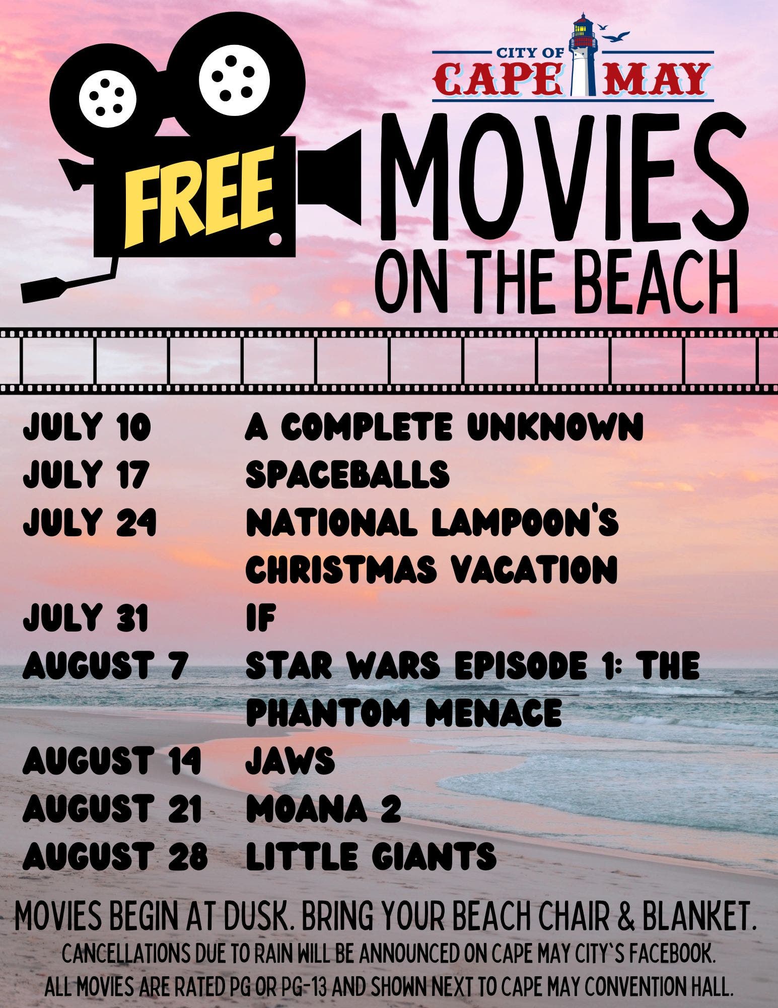 Jul 10 | Movies on the Beach | Cape May, NJ Patch