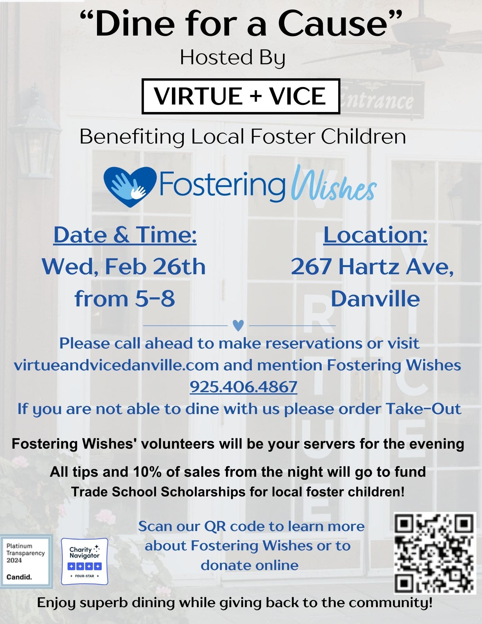 Feb 26 | Fundraiser benefitting Fostering Wishes and Foster Children ...