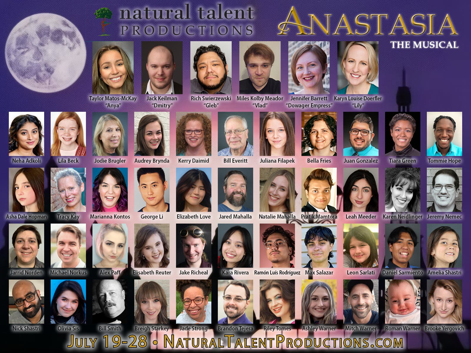Jul 26 Anastasia The Musical Naperville Il Patch
