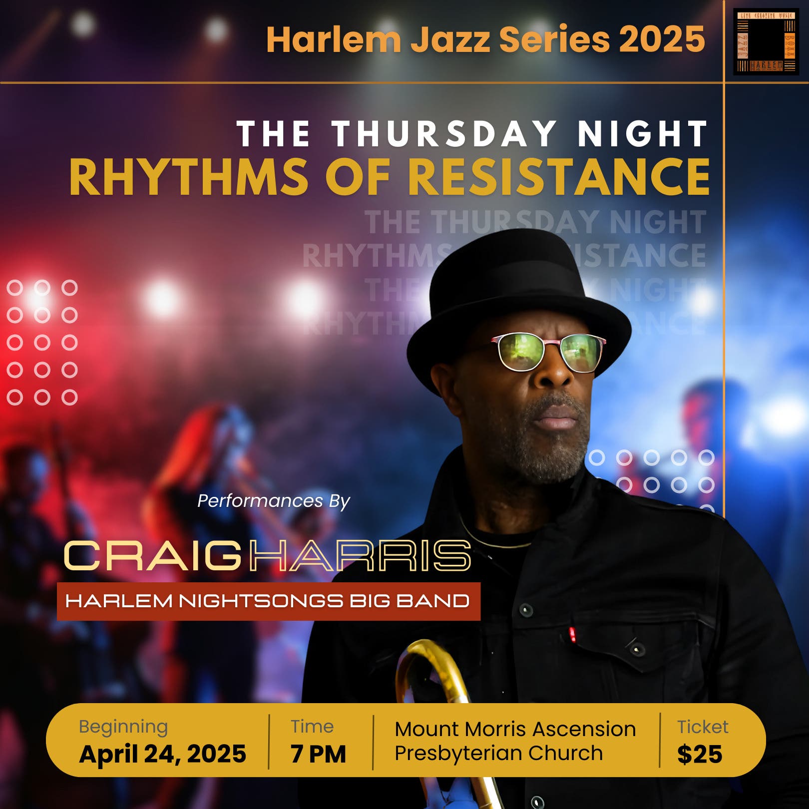 Aug 14 | Craig Harris & the Harlem Nightsongs Big Band | Harlem, NY Patch