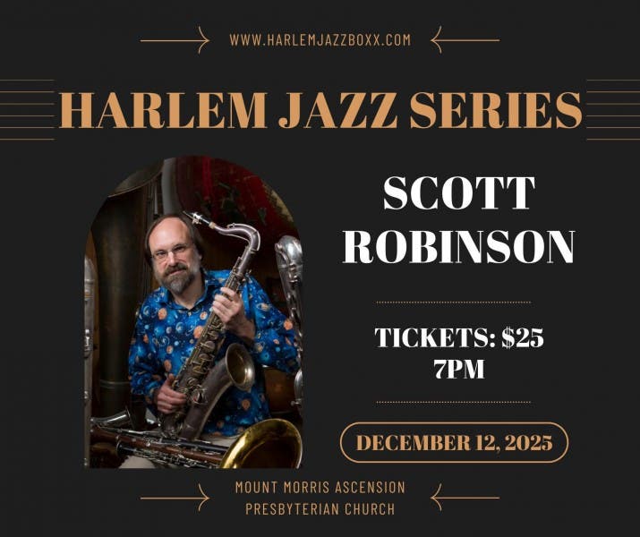 Dec 12 | Scott Robinson - Harlem Jazz Series | Harlem, NY Patch