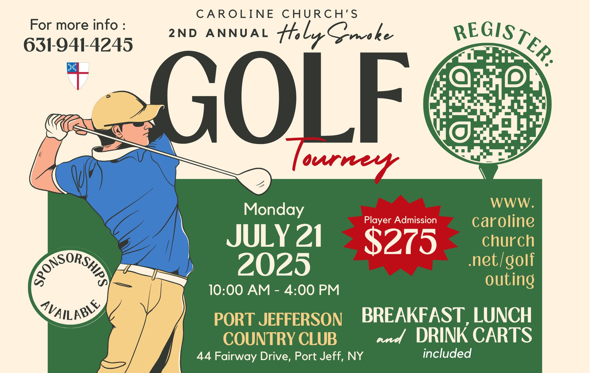 Jul 21 | 2nd Annual "Holy Smoke" Golf Tourney | Port Jefferson, NY Patch