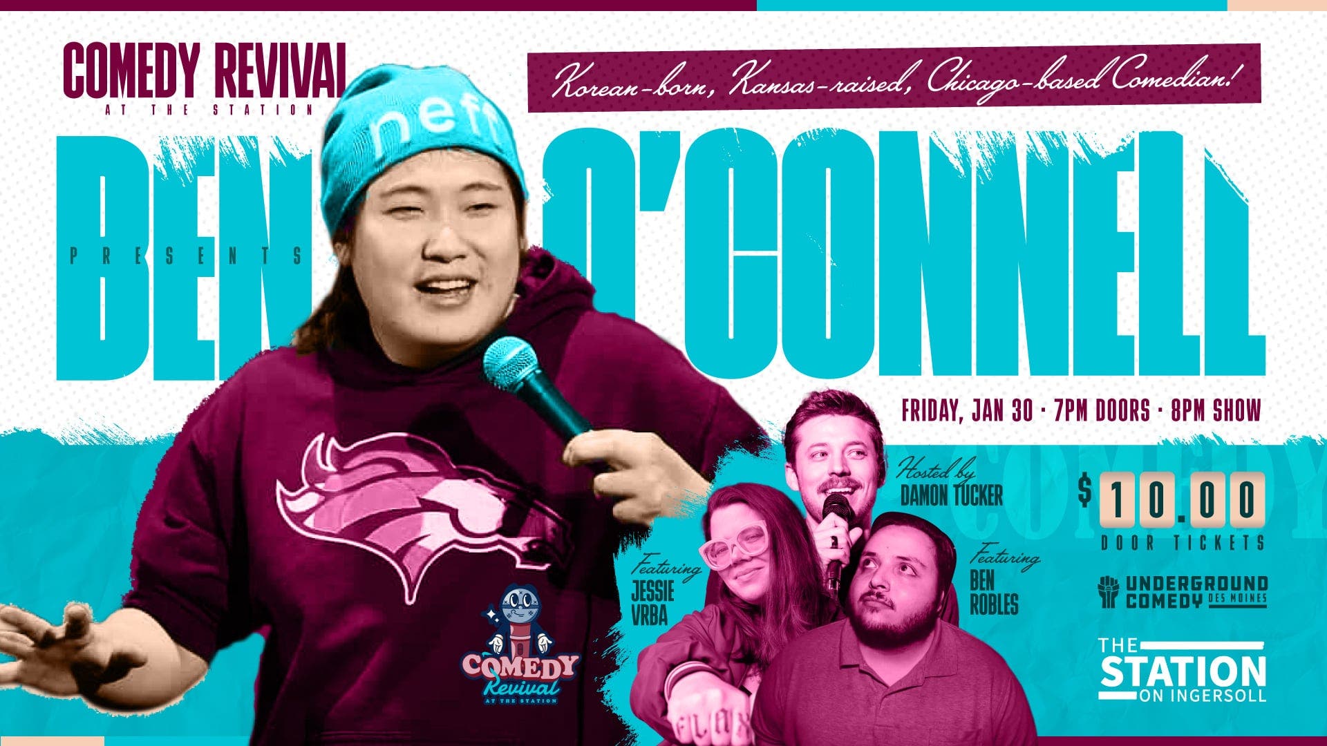 Jan 30 | Comedy Revival at the Station: Ben O'Connell | Stand-up Comedy ...