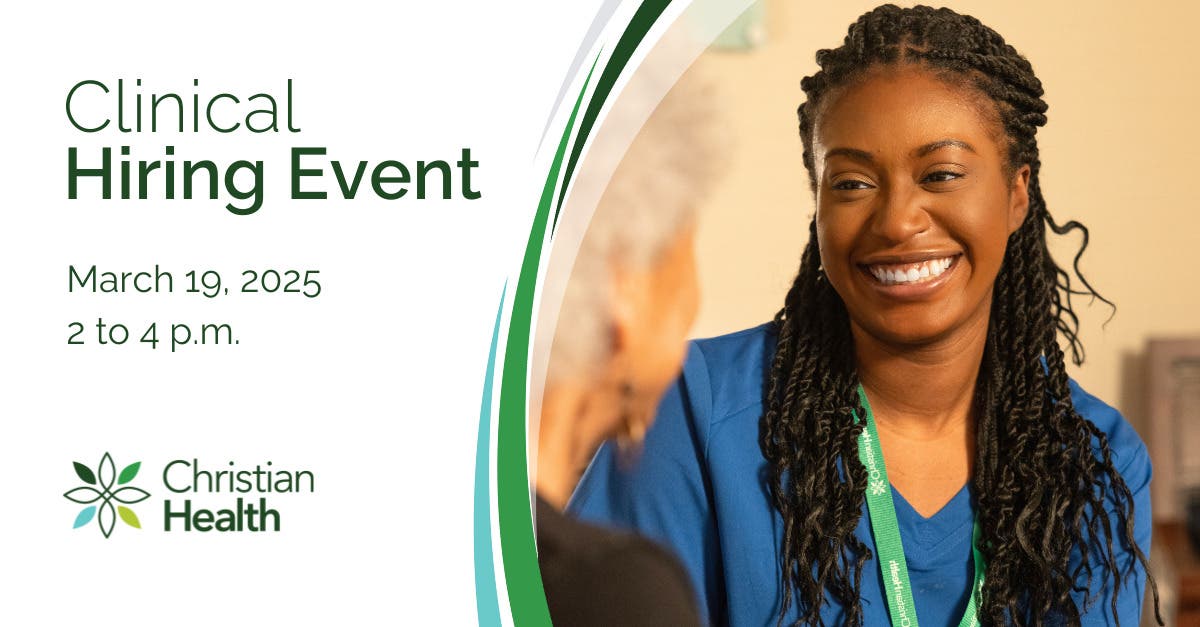 Mar 19 | Clinical Hiring Event - Christian Health | Wyckoff, NJ Patch